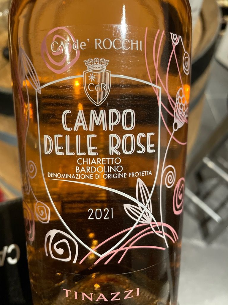 2021 Ca' de' Rocchi (Tinazzi) Bardolino Chiaretto Campo delle Rose ...