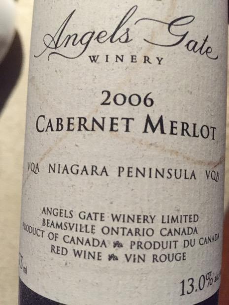 2006 Angels Gate Winery Cabernet-Merlot, Canada, Ontario, Niagara ...