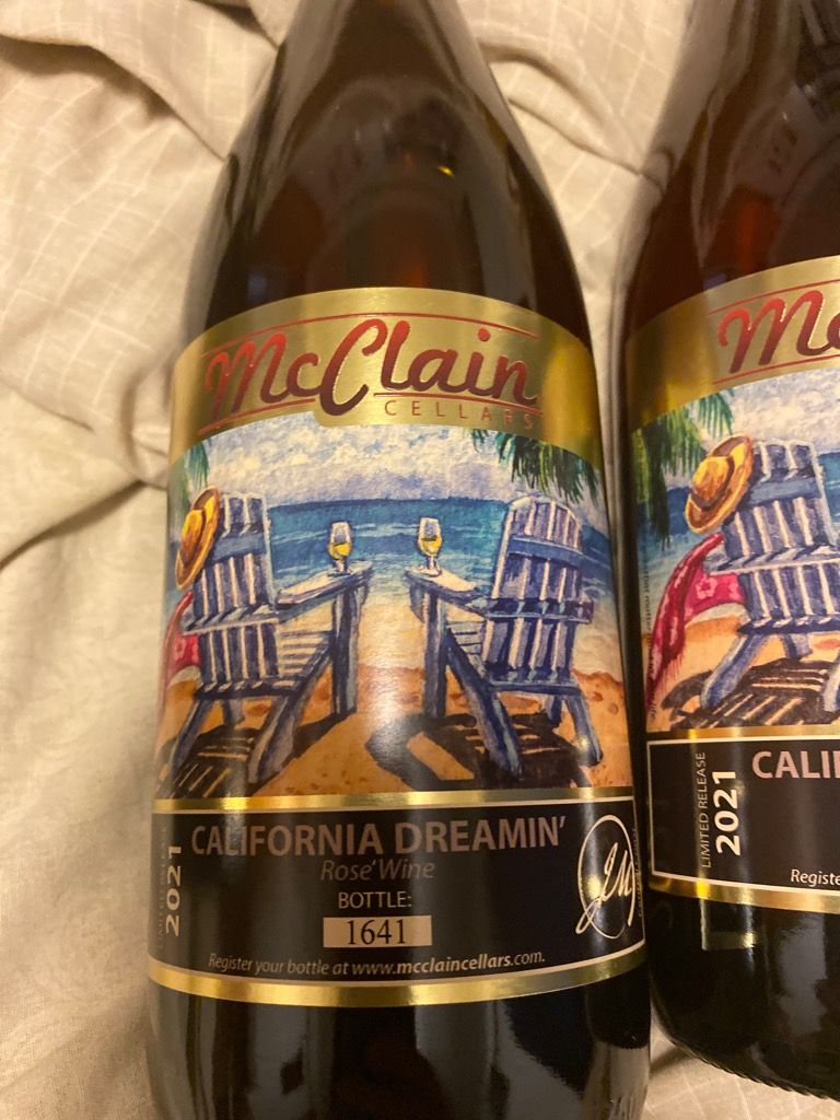 2021 McClain Cellars Cabernet Sauvignon California Dreamin' Rosé, USA ...