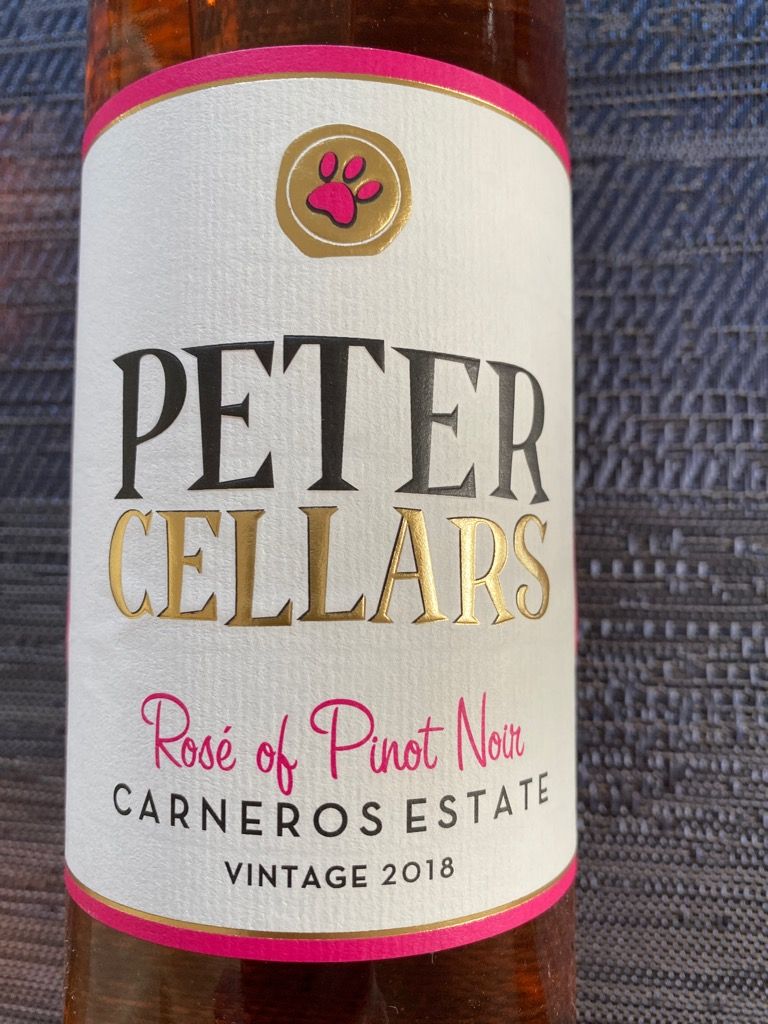 2019 Peter Cellars Pinot Noir Rosé, USA, California, Napa / Sonoma ...