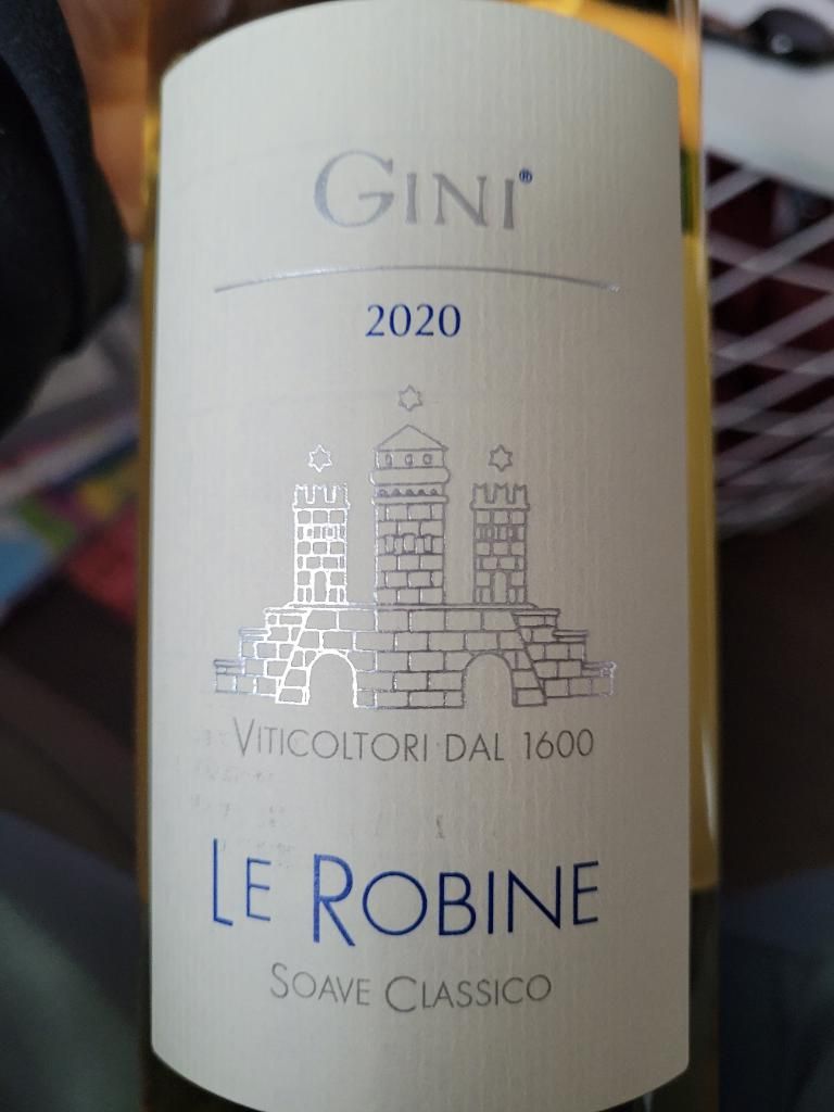2020 Gini Soave Classico Le Robine, Italy, Veneto, Soave Classico ...