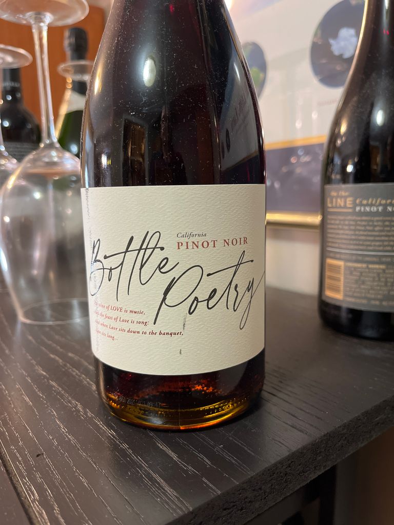 2021 Eclipse Wines Pinot Noir Bottle Poetry, USA, California ...