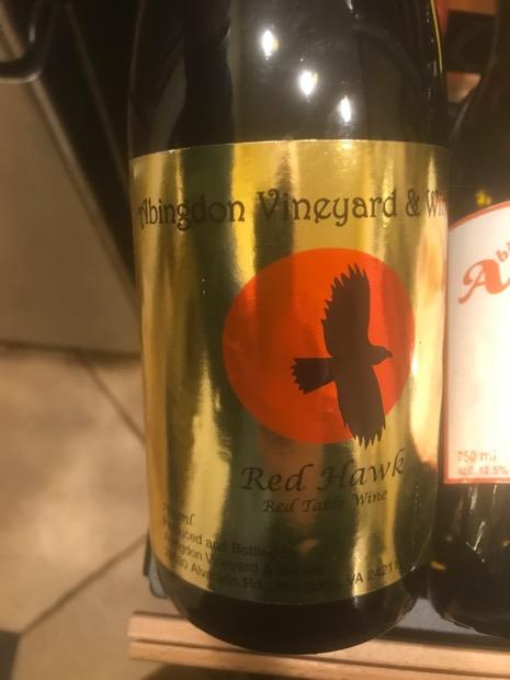 2019 Abingdon Vineyard & Winery Red Hawk, USA, Virginia, Blue Ridge ...
