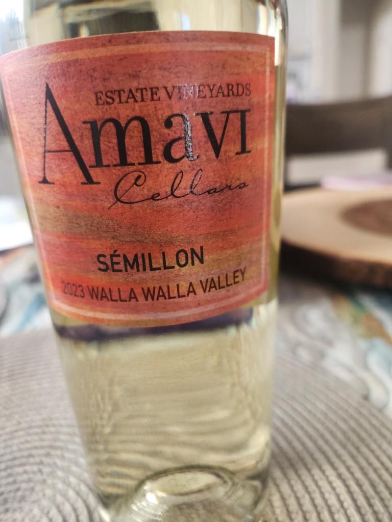 2023 Amavi Cellars Sémillon, USA, Washington, Columbia Valley, Walla ...