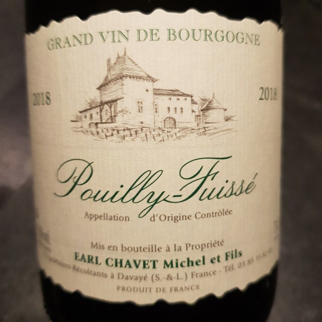 2020 Michel Chavet & Fils Pouilly-Fuissé, France, Burgundy, Mâconnais ...