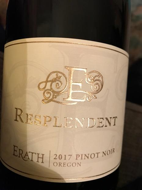 2017 Erath Pinot Noir Resplendent Oregon, USA, Oregon - CellarTracker