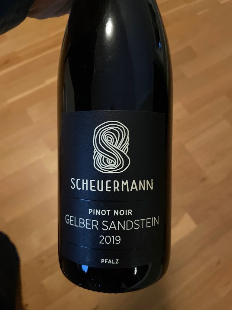 2020 Scheuermann Pinot Noir Gelber Sandstein, Germany, Pfalz ...