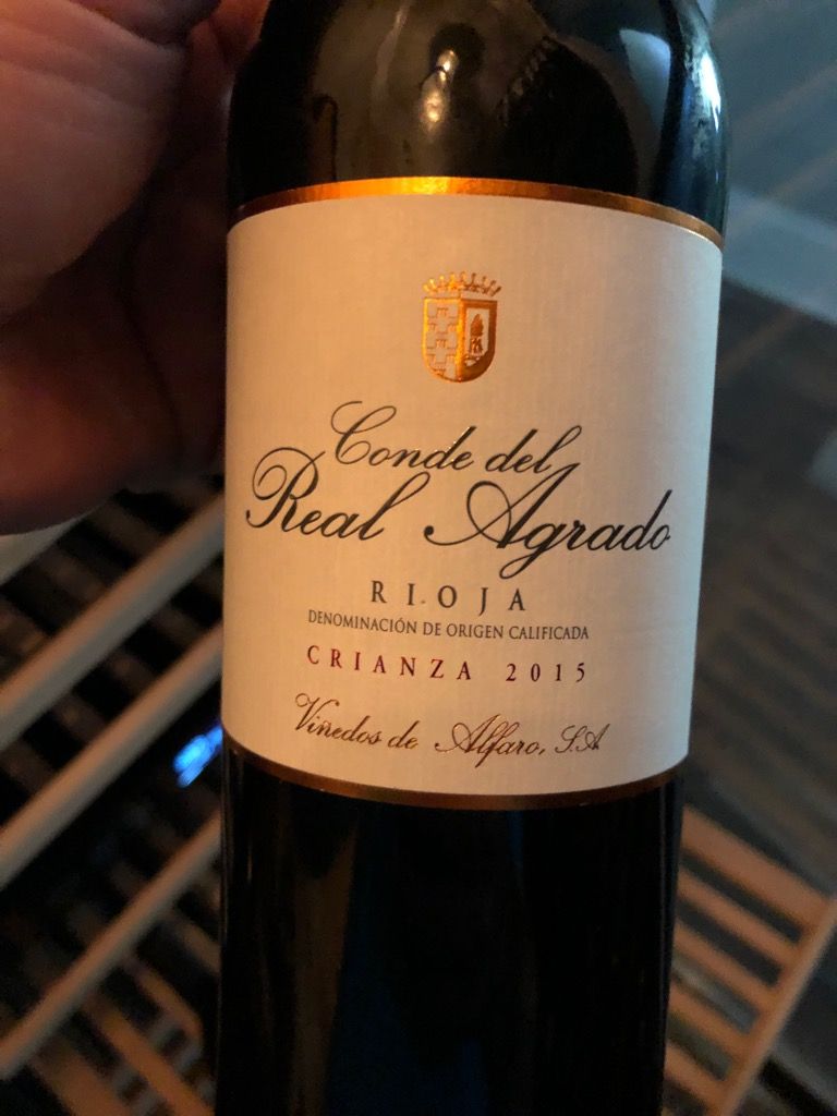 2013 Viñedos de Alfaro Rioja Conde del Real Agrado Crianza, Spain, La ...