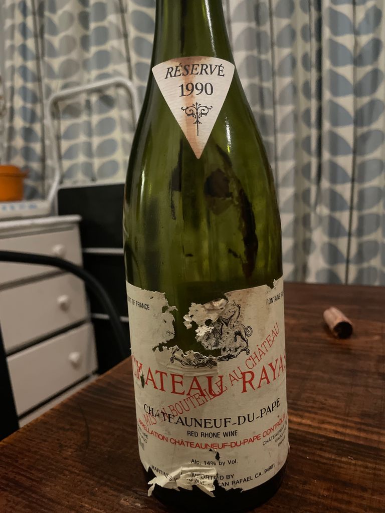 1990 Château Rayas Châteauneuf-du-Pape Reserve, France, Rhône, Southern ...