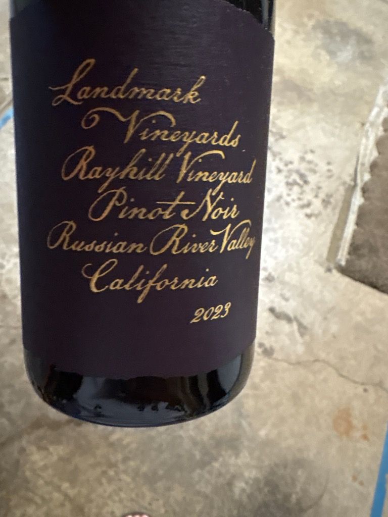 2023 Landmark Pinot Noir Rayhill Vineyard, USA, California, Sonoma ...