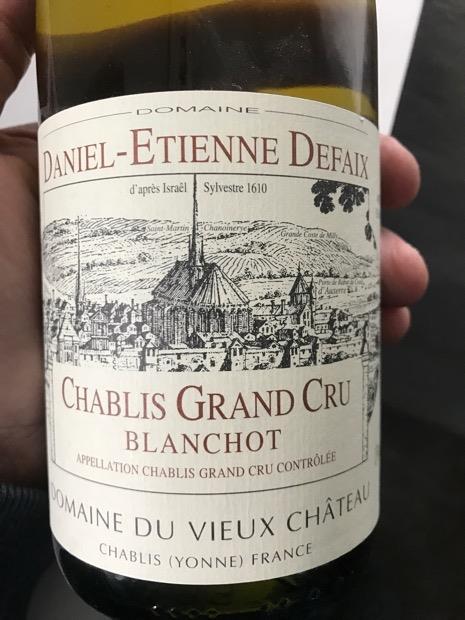 2005 Daniel-Etienne Defaix Chablis Grand Cru Blanchot, France, Burgundy ...