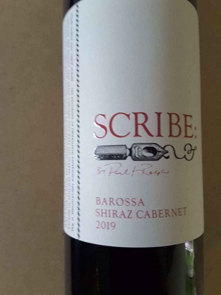2019 Scribe Wines Cabernet Shiraz, Australia, South Australia, Barossa ...