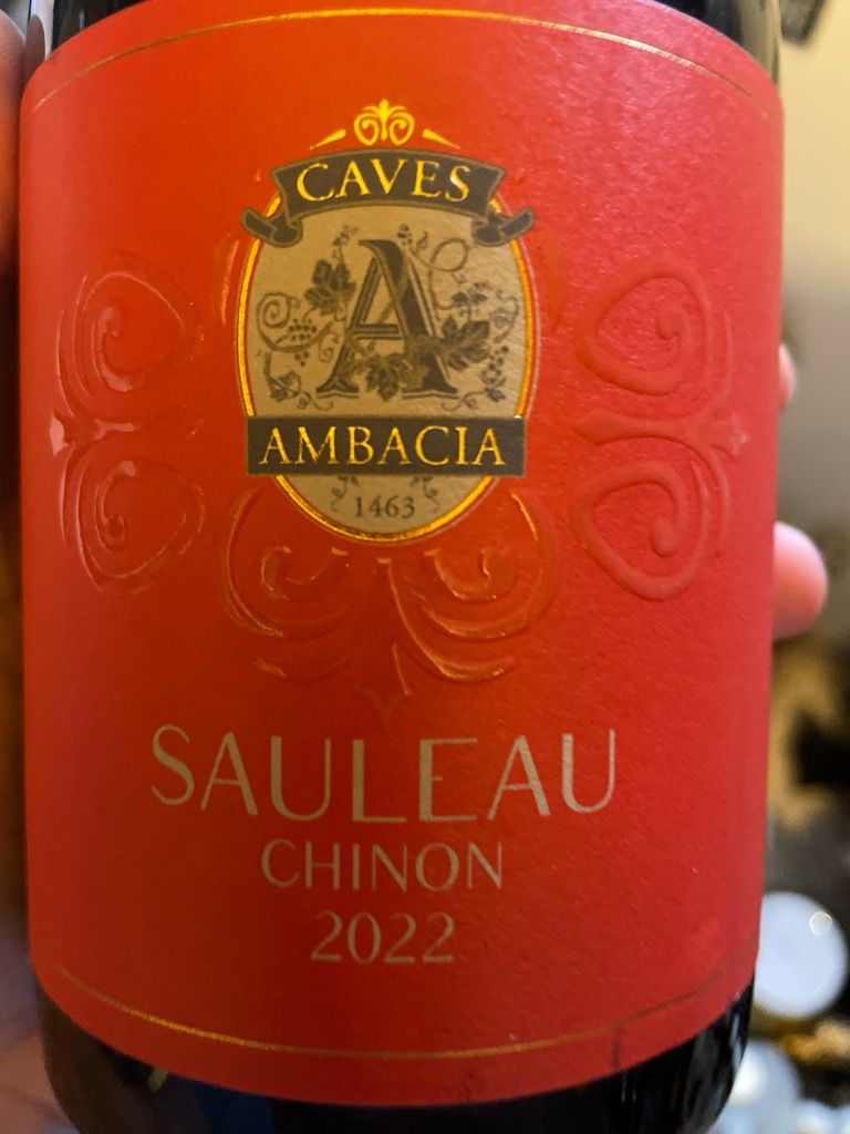 2022 Caves Ambacia Chinon Sauleau, France, Loire Valley, Touraine ...