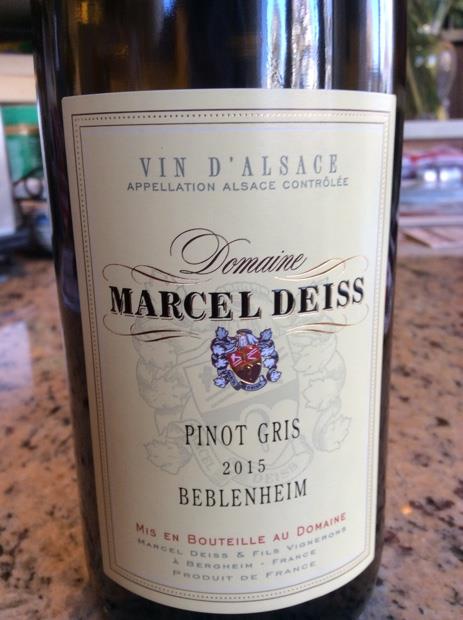 2015 Marcel Deiss Pinot Gris, France, Alsace - CellarTracker