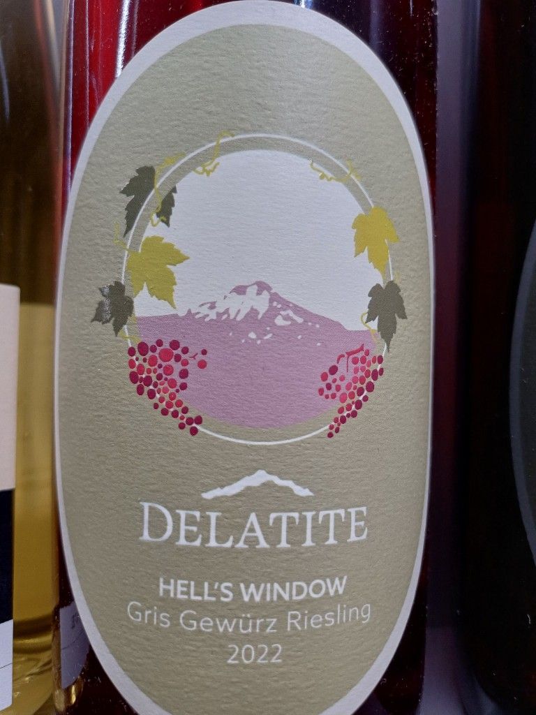 2022 Delatite Hell's Window Gewurz Gris Riesling, Australia, Victoria ...