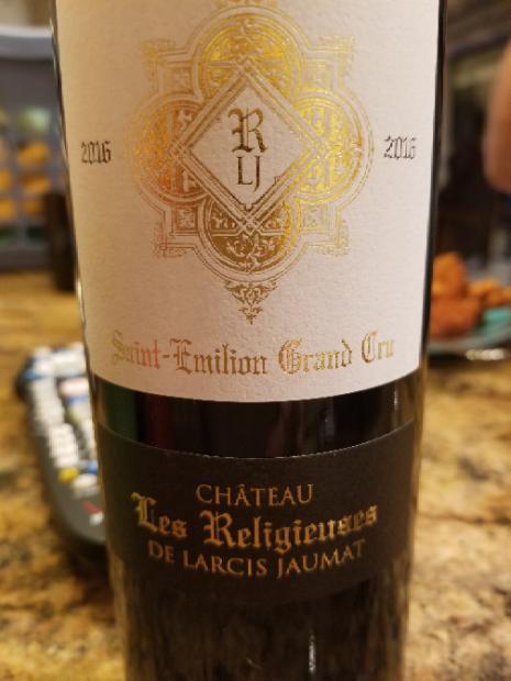 2019 Château Les Religieuses De Larcis Jaumat, France, Bordeaux ...
