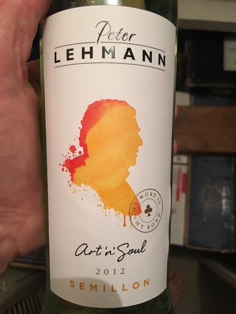 2012 Peter Lehmann Sémillon Art 'n' Soul, Australia, South Australia ...