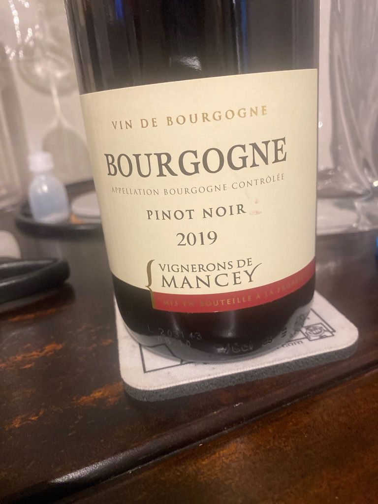 2019 Cave des Vignerons de Mancey Bourgogne, France, Burgundy ...