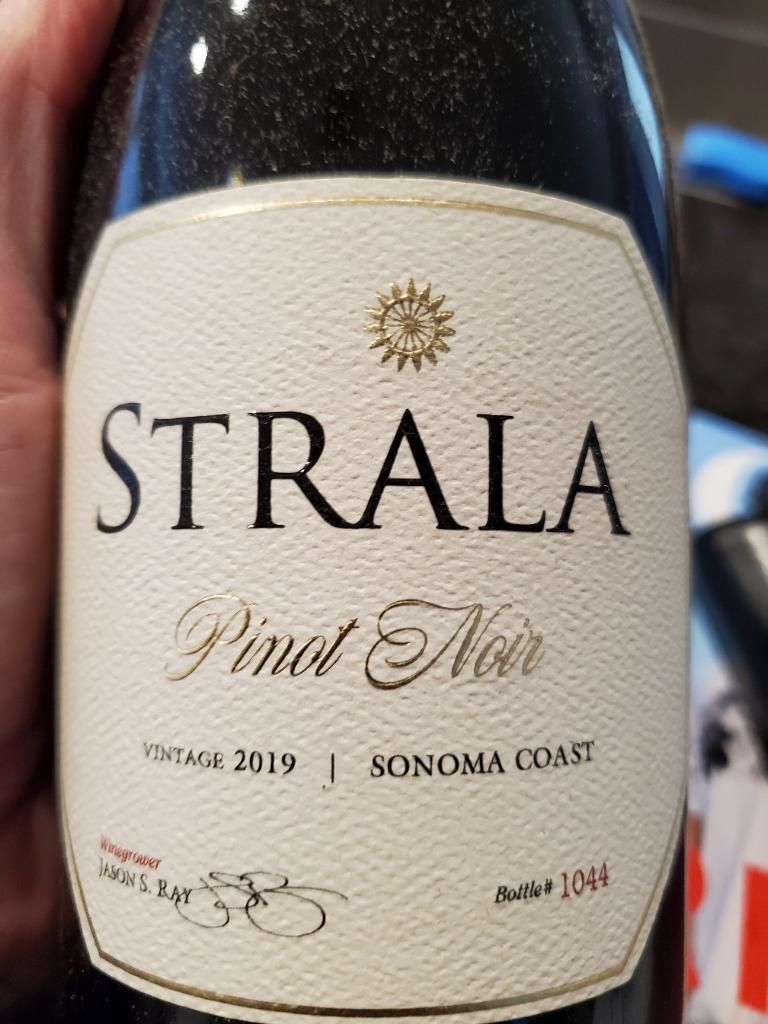 2019 Strala Pinot Noir, USA, California, Sonoma County, Sonoma Coast ...