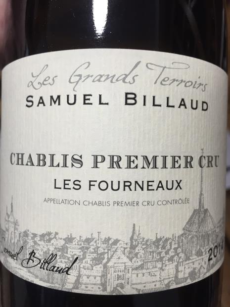 2014 Samuel Billaud Chablis 1er Cru Les Fourneaux, France, Burgundy ...