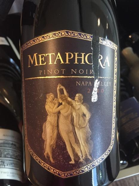 2011 Metaphora Wines Pinot Noir, USA, California, Napa Valley ...