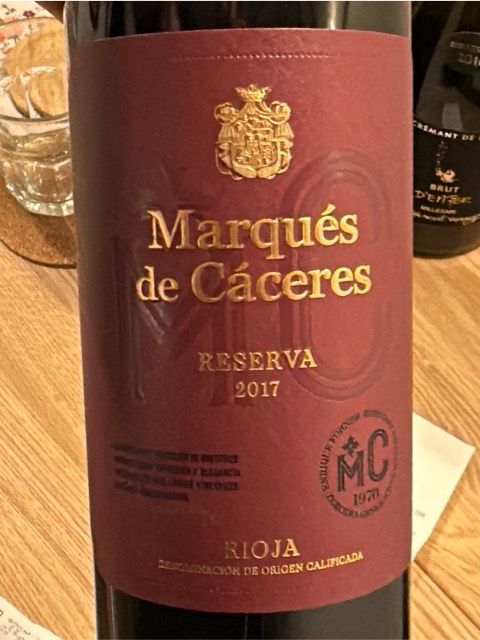 2016 Marqués de Cáceres Rioja Vendimia Seleccionada Reserva, Spain, La ...