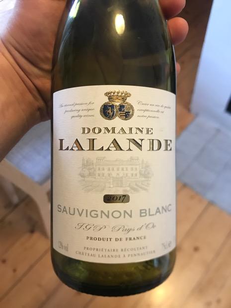 2017 Domaine Lalande (Domaines Grassa) Sauvignon Blanc Côtes de ...