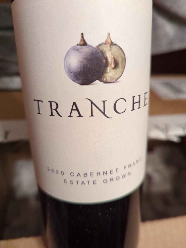 2020 Tranche Cellars Cabernet Franc Estate, USA, Washington, Columbia ...