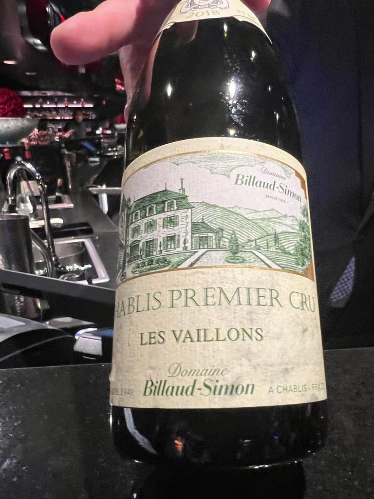 2018 Domaine Billaud-Simon Chablis 1er Cru Vaillons, France, Burgundy ...