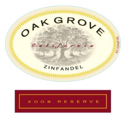 2007 Oak Grove Zinfandel Reserve, USA, California, Central Coast ...