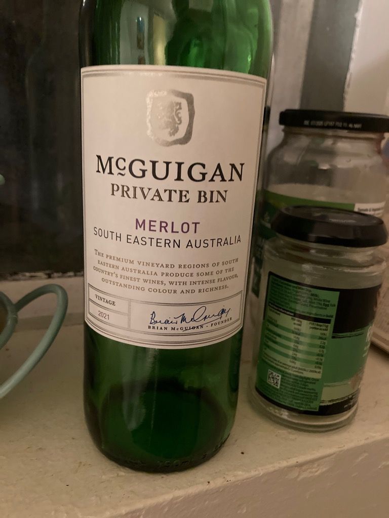 2021 McGuigan Merlot Private Bin, Australia, South Eastern - CellarTracker
