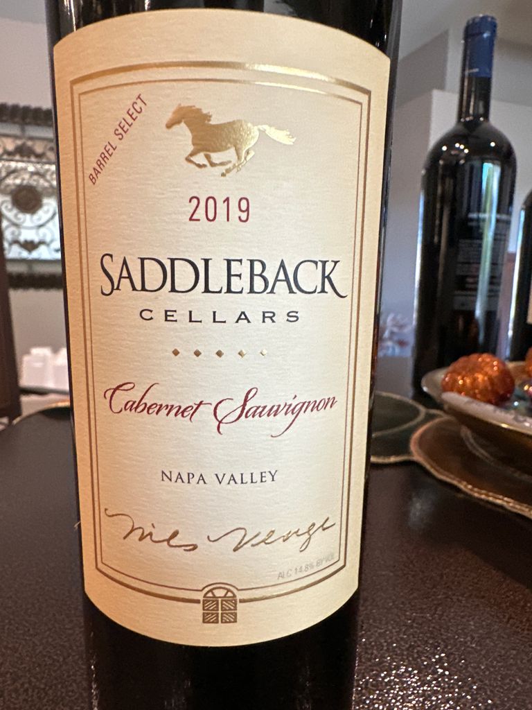 2019 Saddleback Cellars Cabernet Sauvignon Barrel Select, USA, California, Napa Valley, Oakville ...