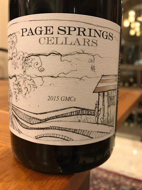 2015 Page Springs Cellars GMCs, USA, Arizona - CellarTracker