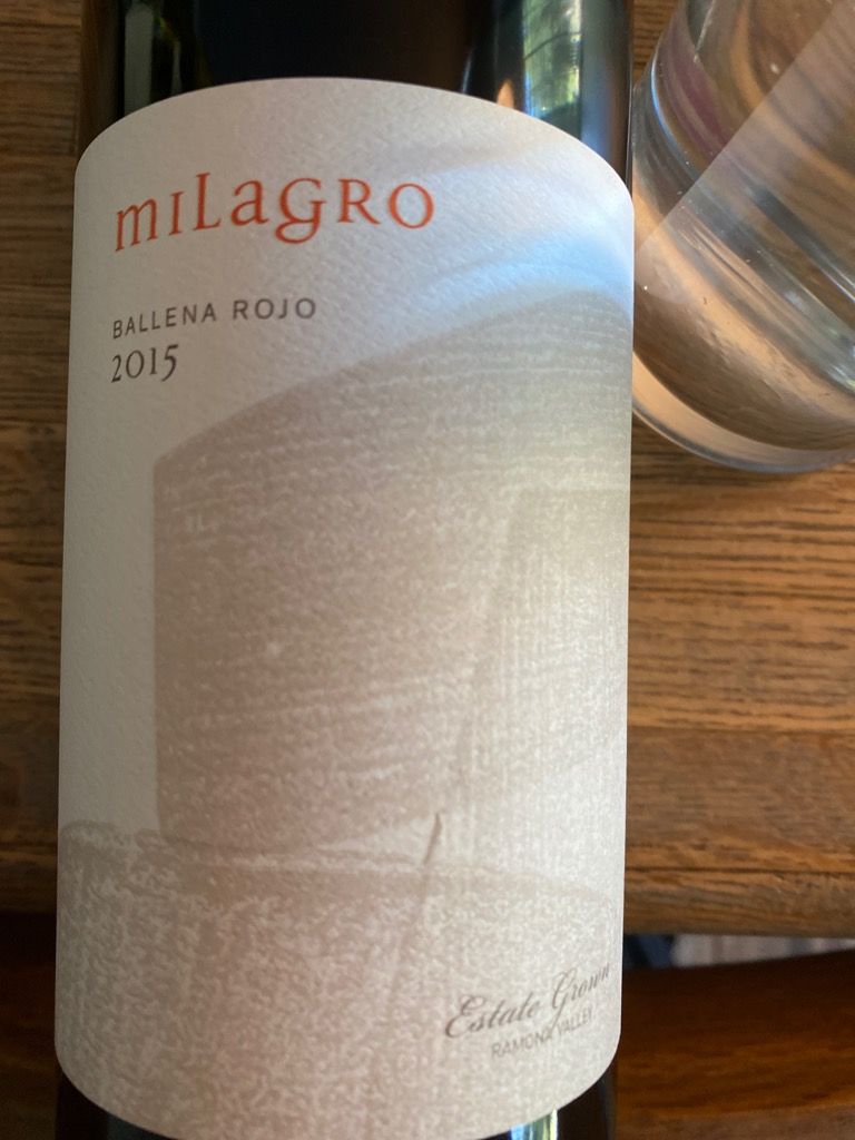 2017 Milagro Farm Ballena Rojo Ramona Valley, USA, California, South ...
