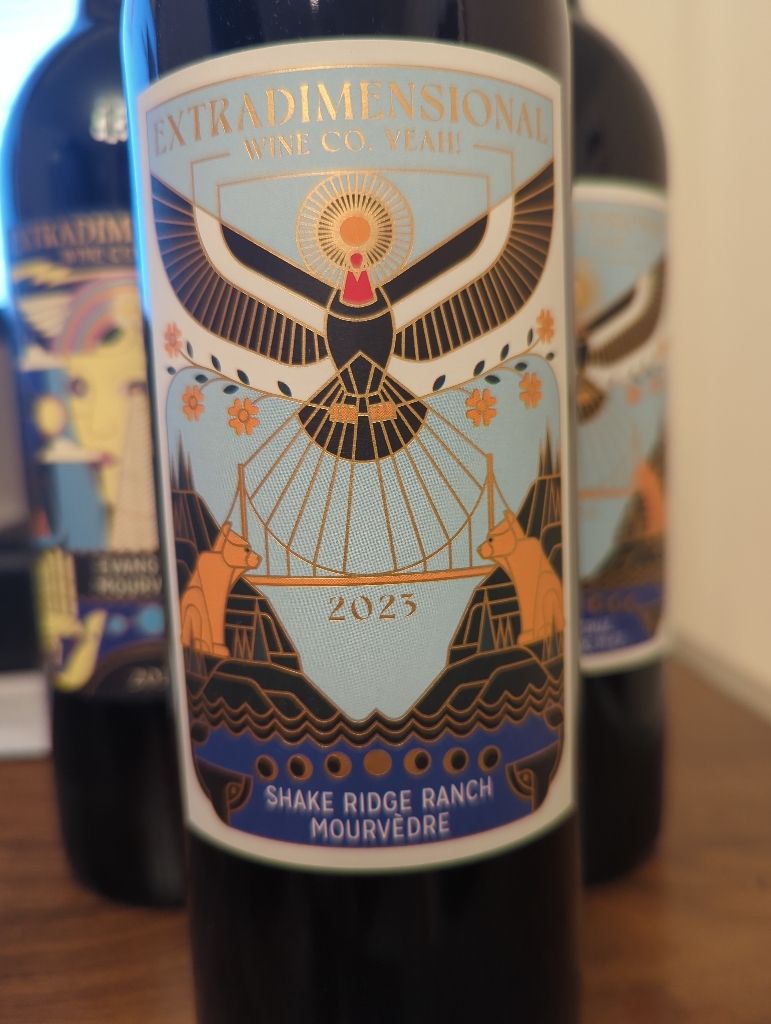 2023 Extradimensional Wine Co. Yeah! Mourvèdre Shake Ridge Ranch, USA, California, Sierra ...