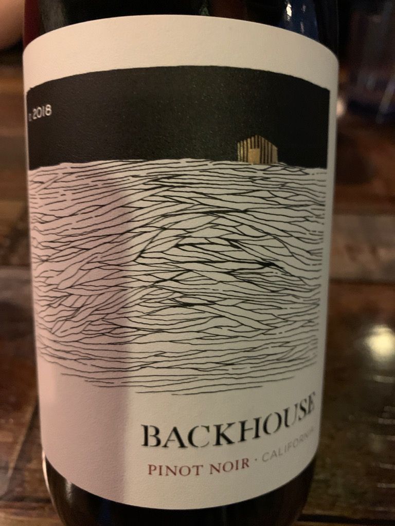 2018 Backhouse Pinot Noir, USA, California - CellarTracker