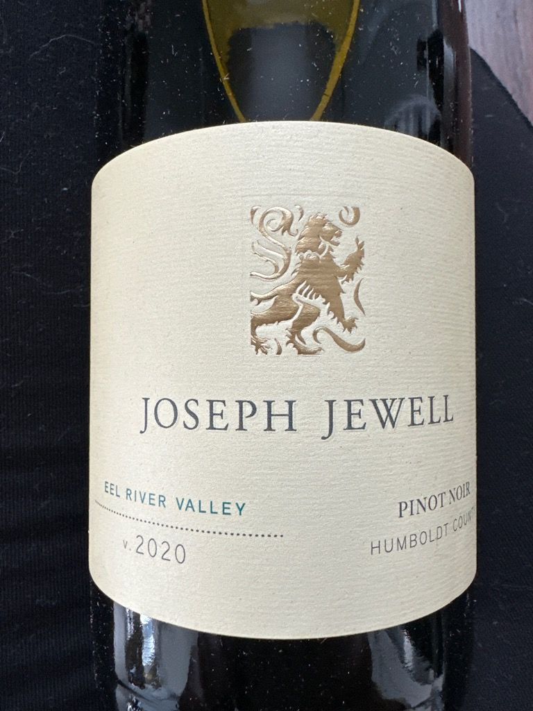 2021 Joseph Jewell Pinot Noir, USA, California, North Coast, Humboldt ...