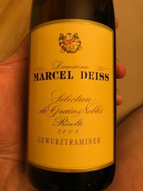 2006 Marcel Deiss Gewurztraminer Sélection de Grains Nobles, France ...