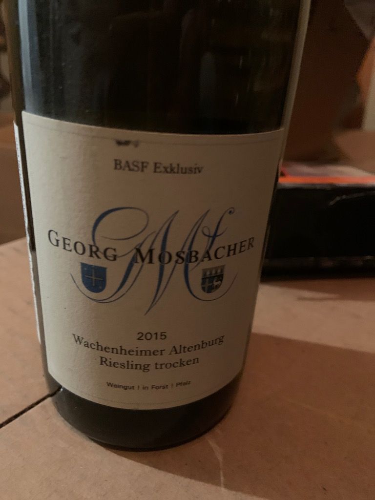 2007 Georg Mosbacher Wachenheimer Altenburg Weissburgunder "SL ...