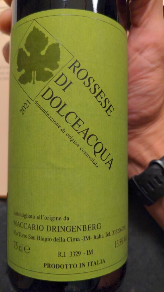 2021 Azienda Agricola Maccario - Dringenberg Rossese di Dolceacqua ...