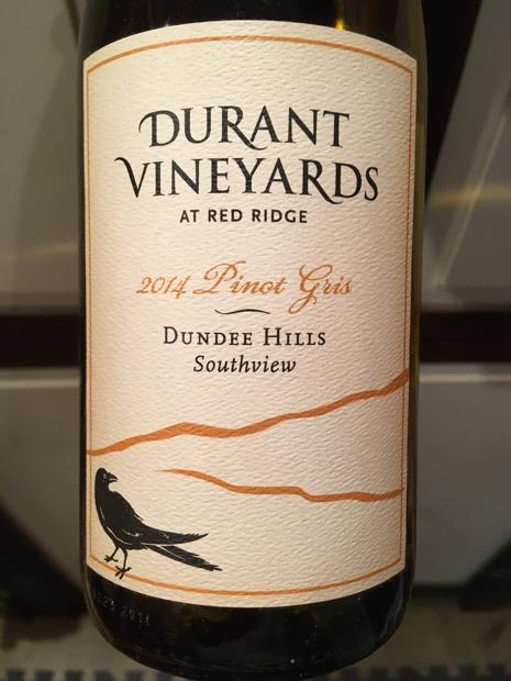 2013 Durant Vineyards Pinot Gris Southview, USA, Oregon, Willamette ...