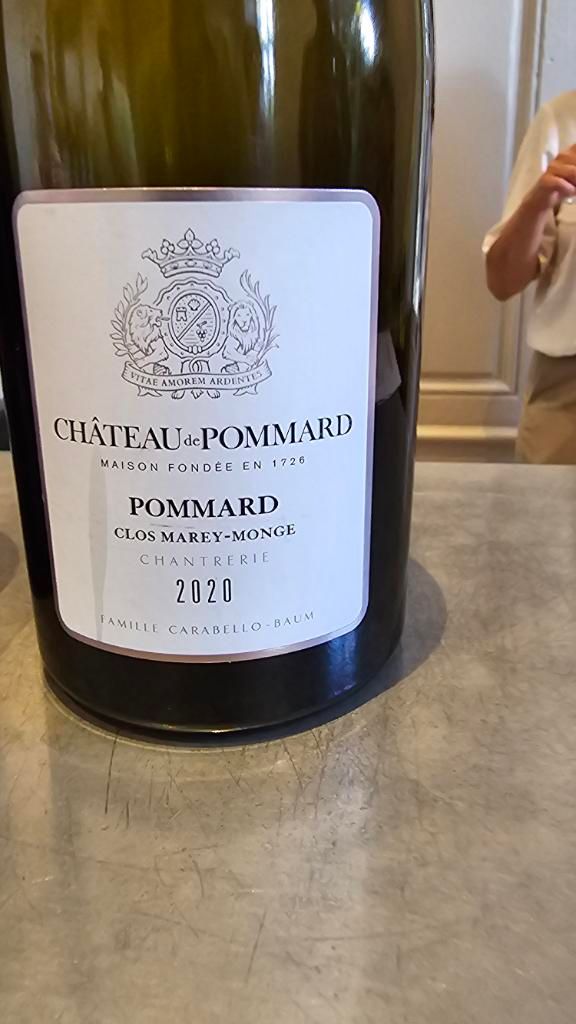 2022 Château de Pommard Pommard Clos Marey Monge "Chantrerie", France ...