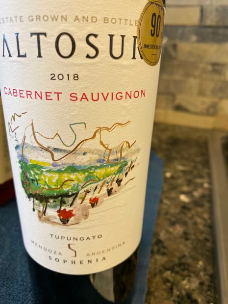 2021 Alto Sur Cabernet Sauvignon Altosur, Argentina, Mendoza, Valle de ...
