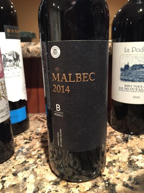 2014 Bedell Malbec, USA, New York, Long Island, North Fork - CellarTracker