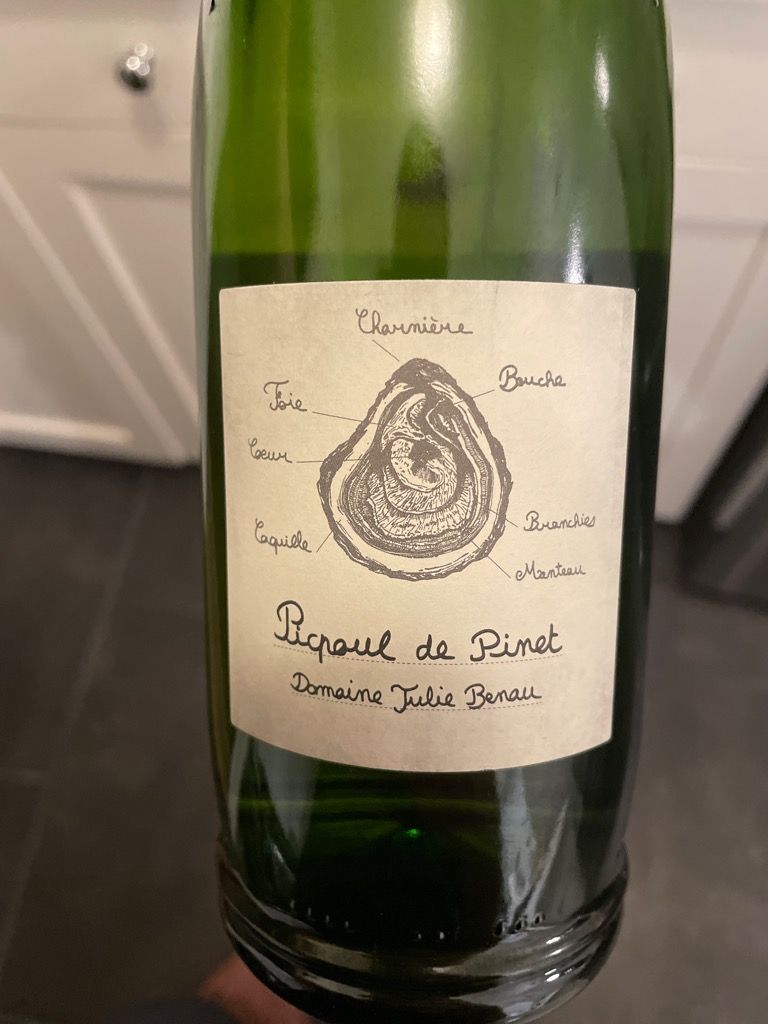 2021 Domaine Julie Benau Picpoul de Pinet, France, Languedoc Roussillon ...