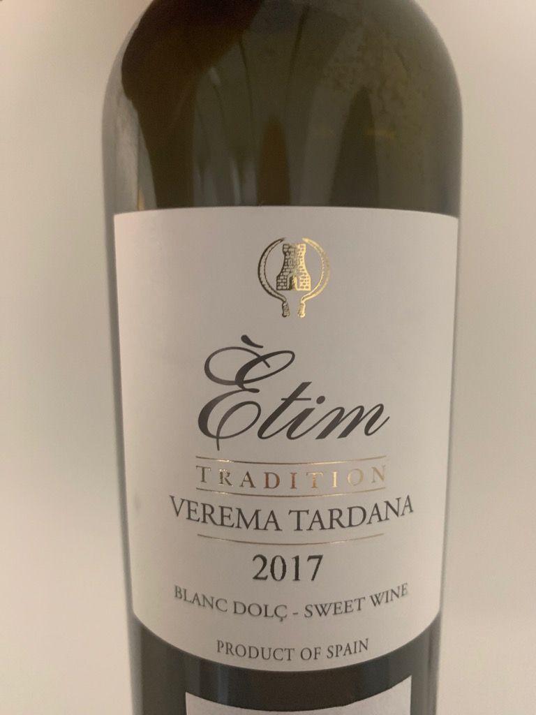 2017 Agrícola Falset-Marça Montsant Etim Tradition Verema Tardana Negre ...