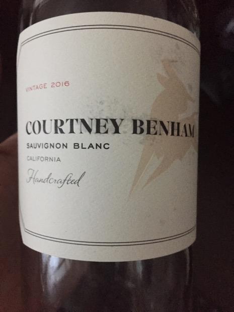 2016 Courtney Benham Sauvignon Blanc, USA, California, Napa Valley ...