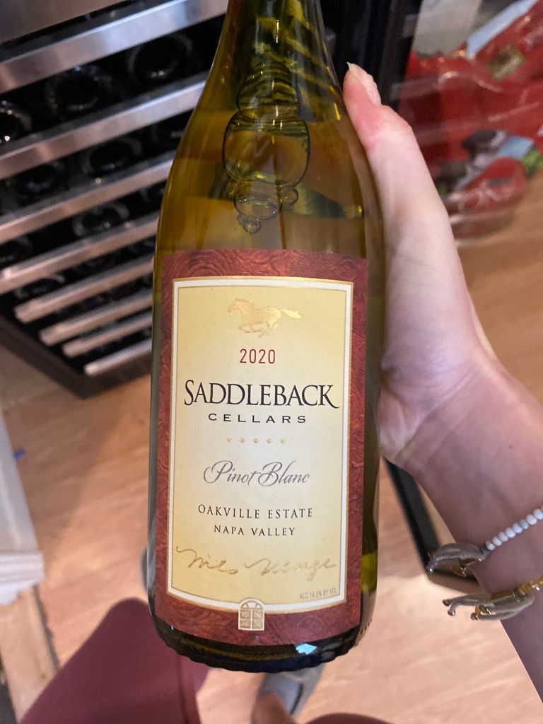 2020 Saddleback Cellars Pinot Blanc, USA, California, Napa Valley ...