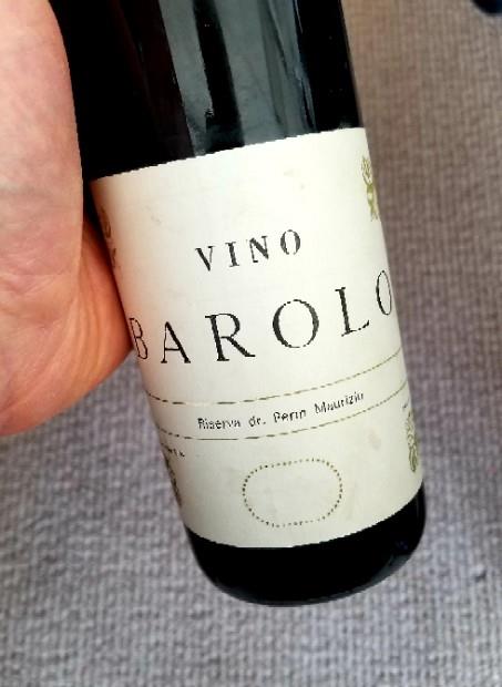 1964 Dr. Perin Maurizio Barolo Riserva, Italy, Piedmont, Langhe, Barolo ...