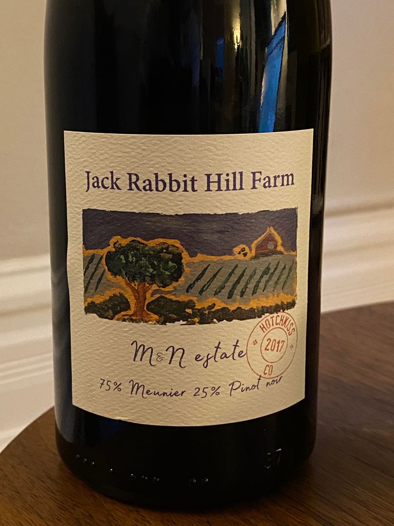 2017 Jack Rabbit Hill Farm Pinot Meunier m&n estate, USA, Colorado ...